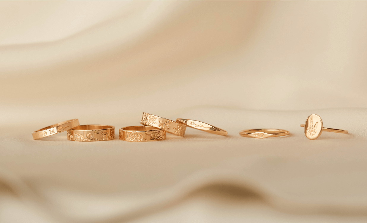 Dainty Rings: Durable, Stackable & Personalizable | GLDN — GLDN